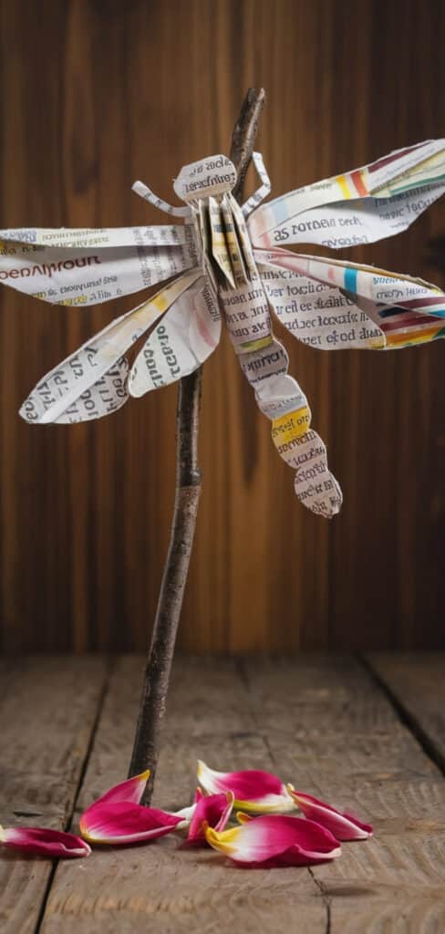 10+ Creative Paper Dragonfly Craft Ideas - The Mega Mom