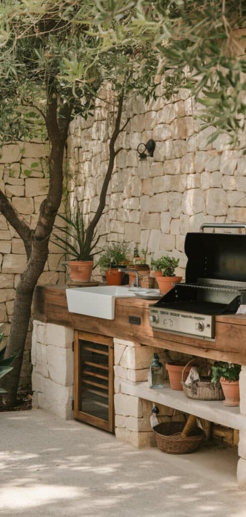 15 Charming Rustic Outdoor Kitchen Ideas - The Mega Mom
