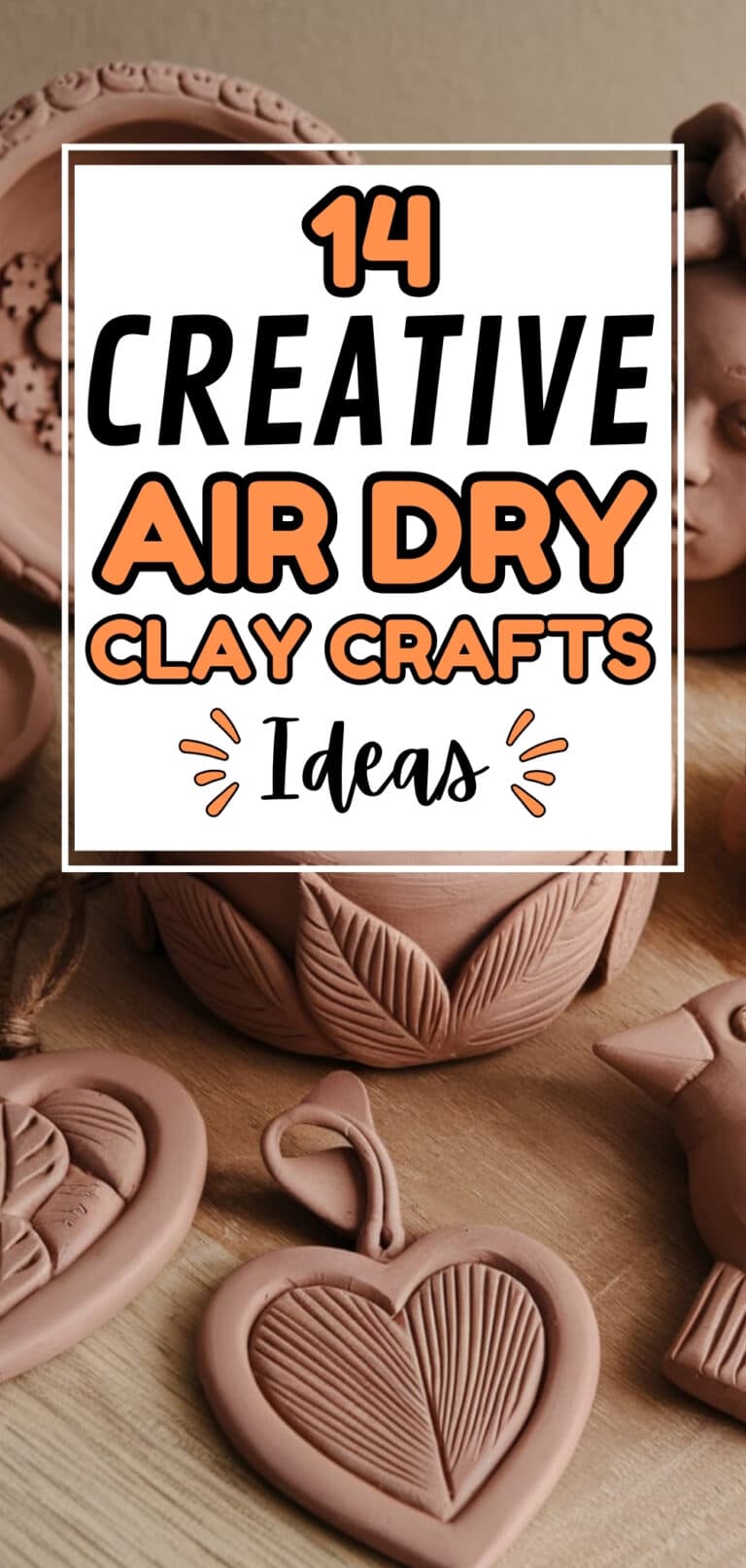 14 Creative Air Dry Clay Crafts Ideas - The Mega Mom