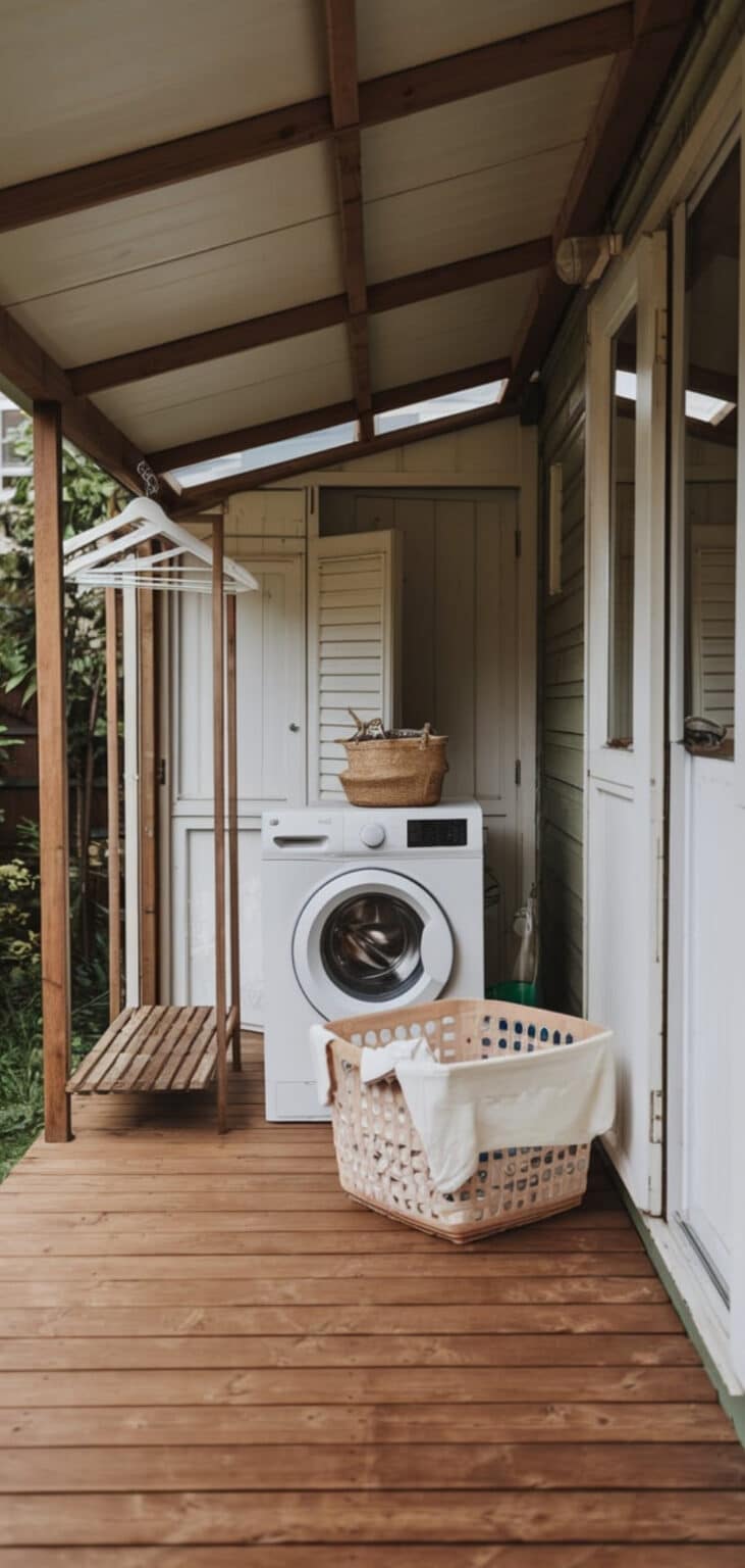 17 Creative Outdoor Laundry Room Ideas - The Mega Mom