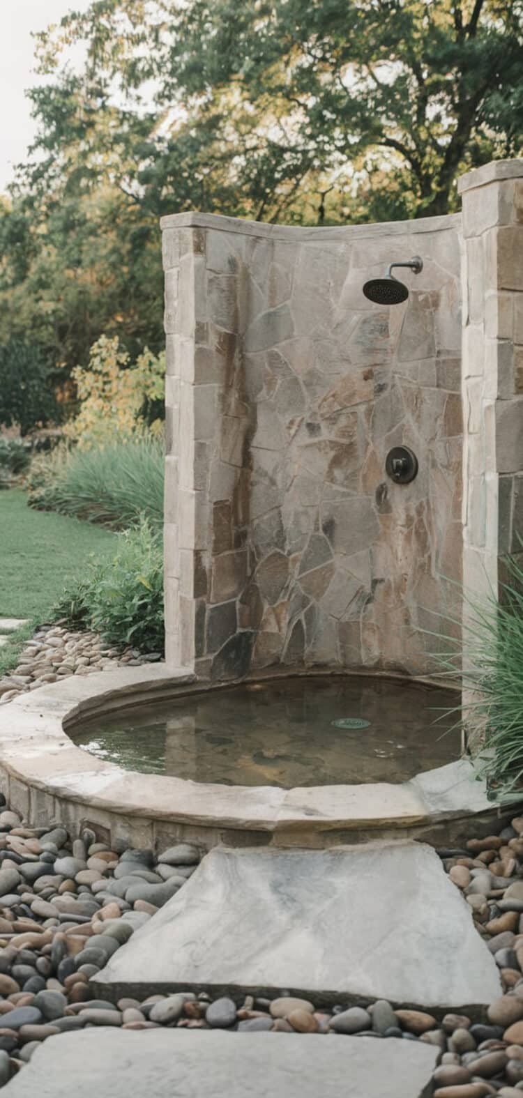 15+ Creative Outdoor Shower Garden Ideas - The Mega Mom