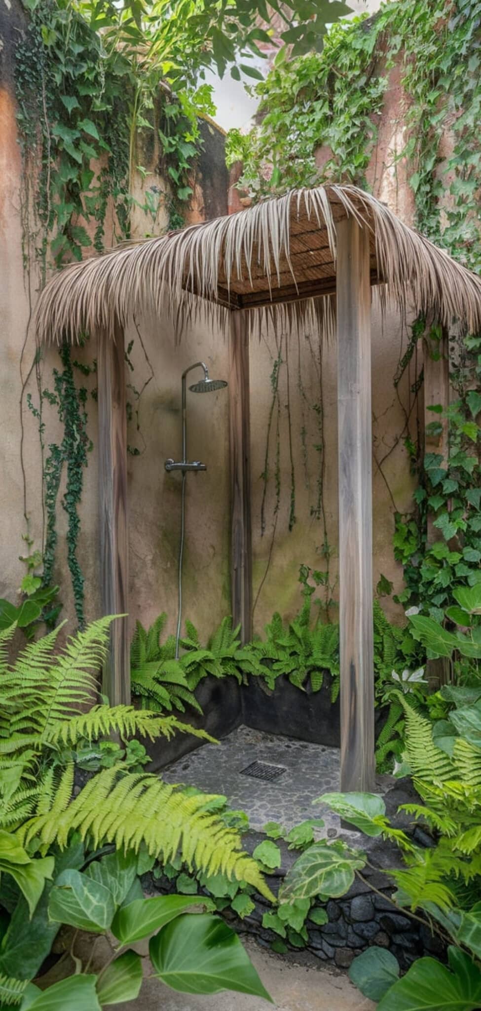 15+ Creative Outdoor Shower Garden Ideas - The Mega Mom