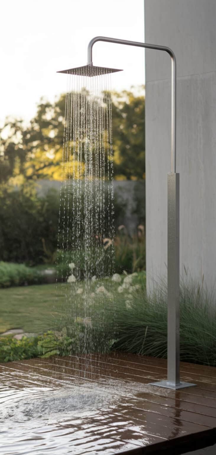 15+ Creative Outdoor Shower Garden Ideas - The Mega Mom