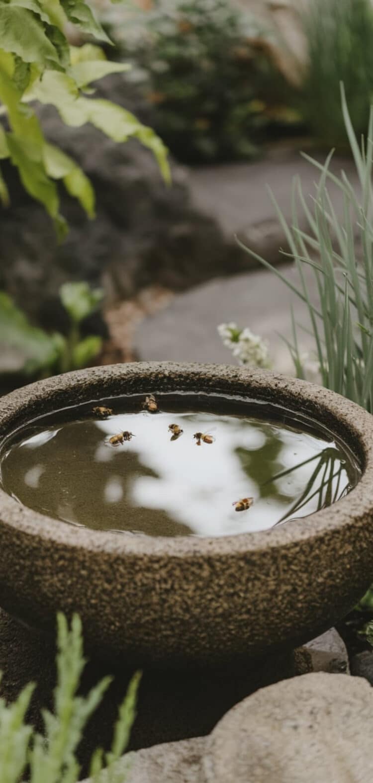 13 Charming Bee Bath Garden Decor Ideas - The Mega Mom
