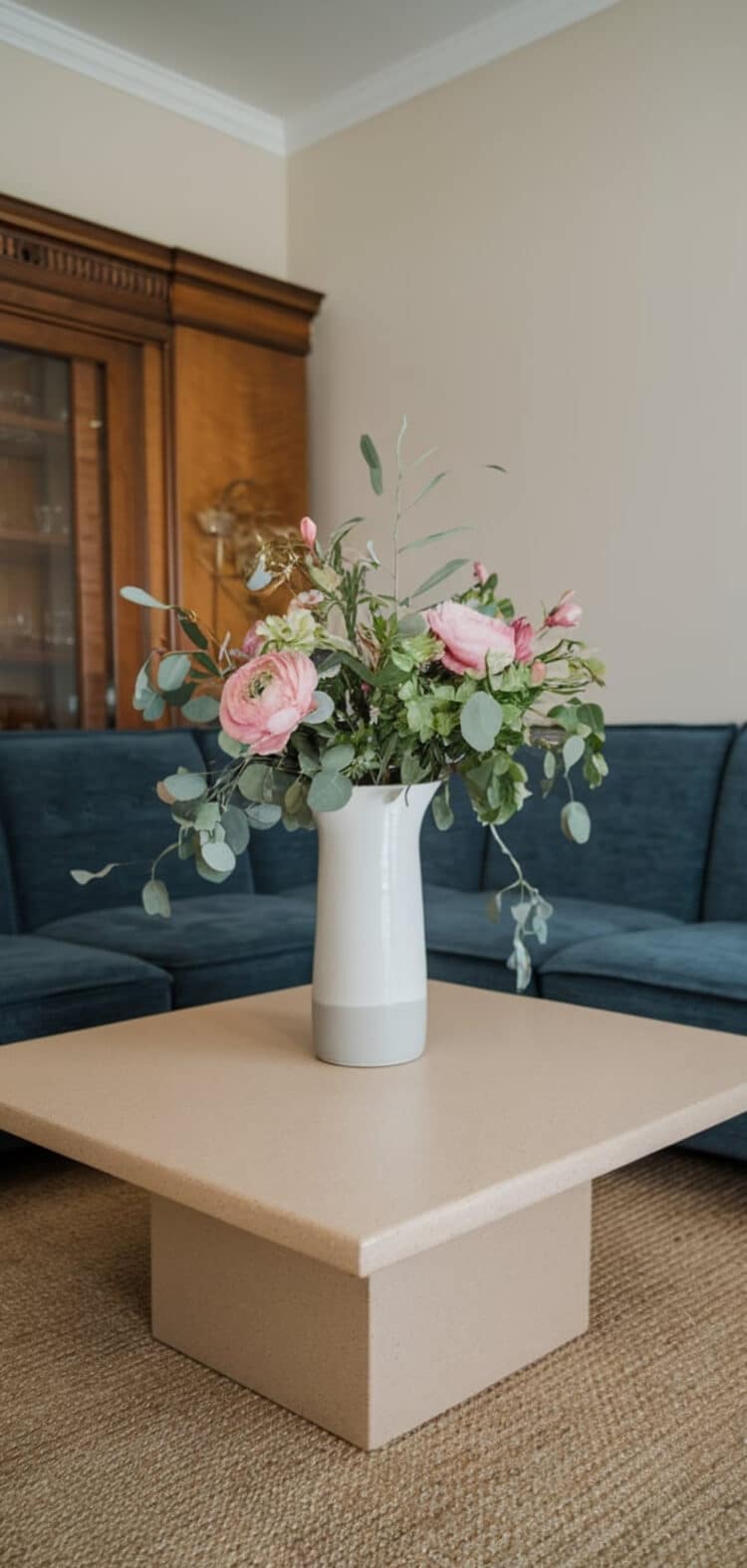 12+ Beautiful Square Coffee Table Decor Ideas - The Mega Mom