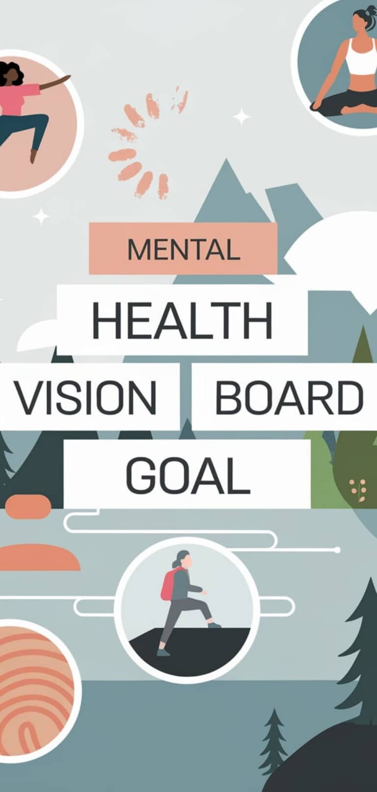 18 Inspiring Mental Health Vision Board Goal Ideas - The Mega Mom