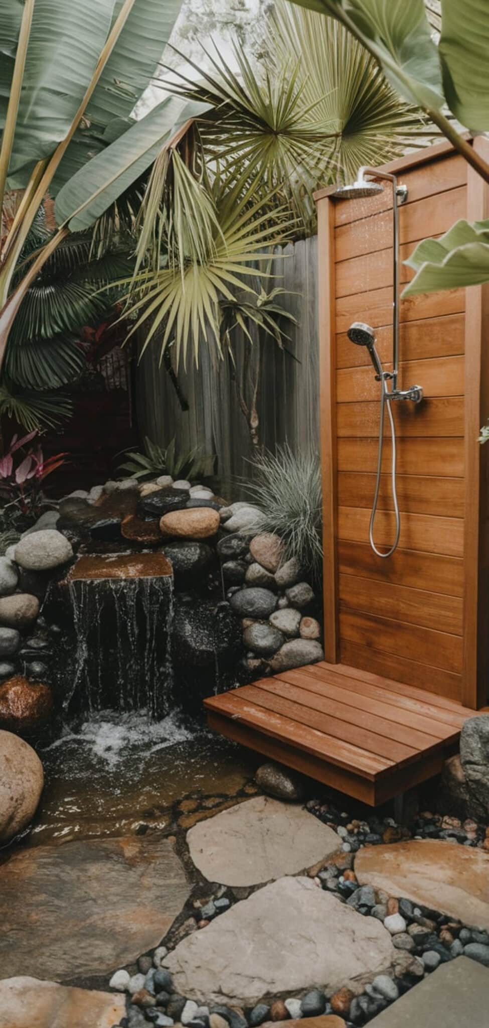 15+ Creative Outdoor Shower Garden Ideas - The Mega Mom