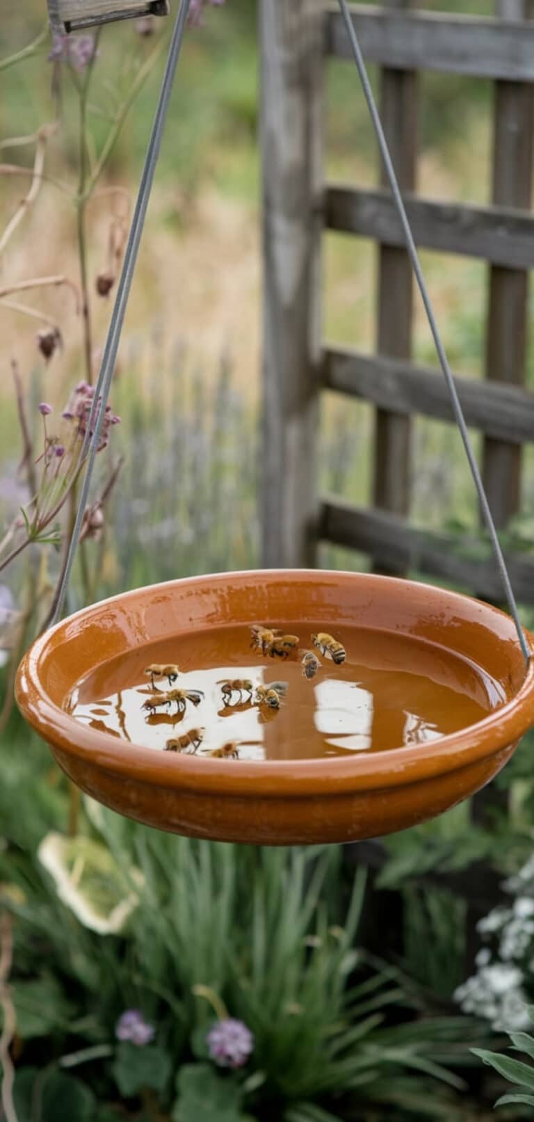 13 Charming Bee Bath Garden Decor Ideas - The Mega Mom