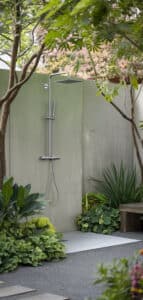 15+ Creative Outdoor Shower Garden Ideas - The Mega Mom
