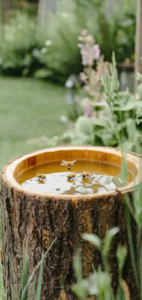 13 Charming Bee Bath Garden Decor Ideas - The Mega Mom
