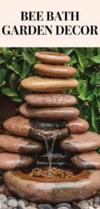 13 Charming Bee Bath Garden Decor Ideas - The Mega Mom