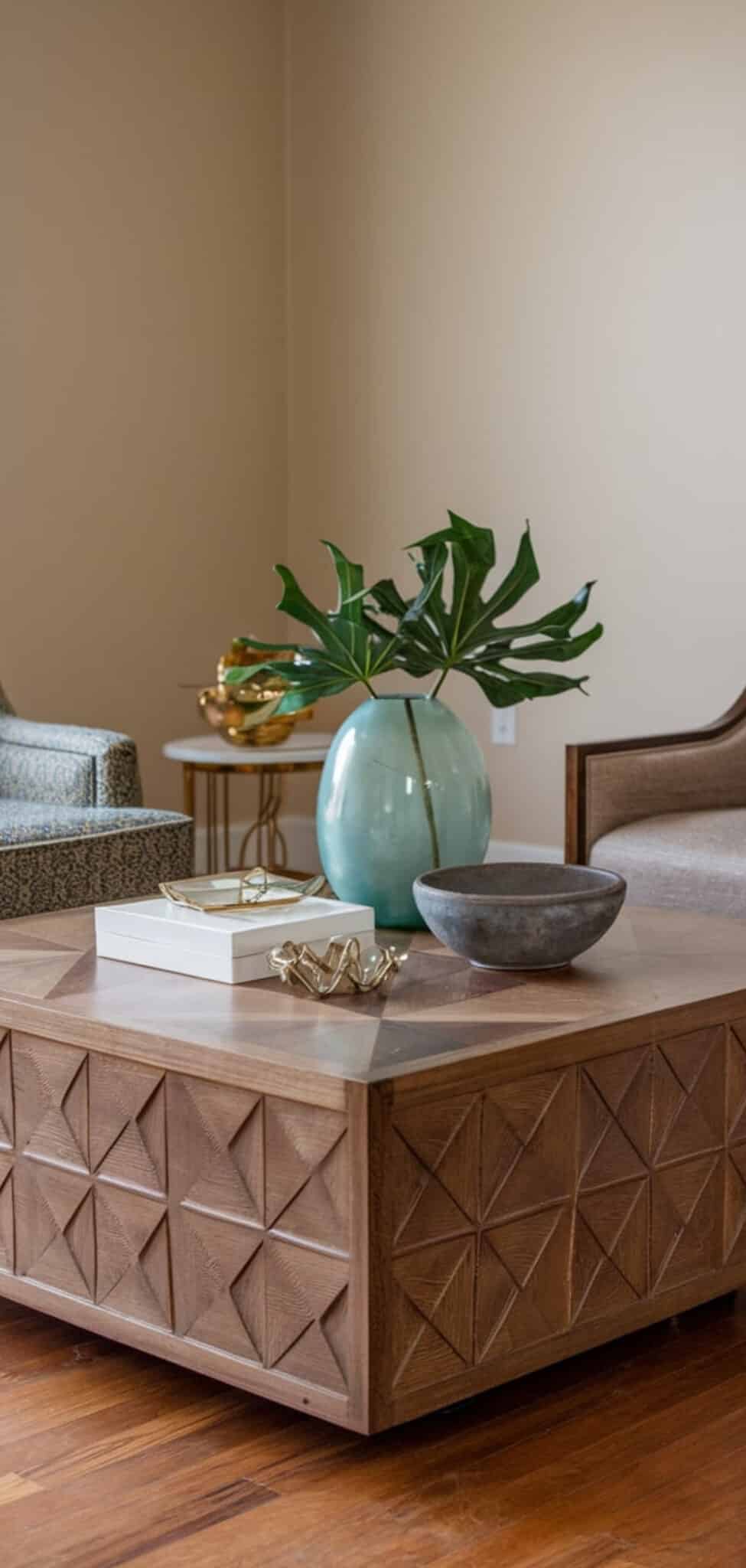 12+ Beautiful Square Coffee Table Decor Ideas - The Mega Mom