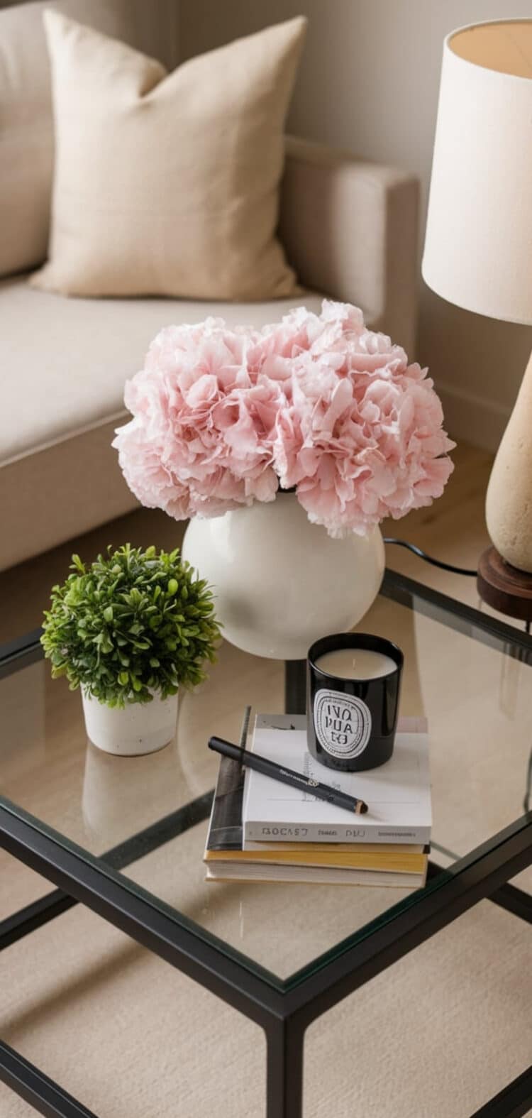 12+ Beautiful Square Coffee Table Decor Ideas - The Mega Mom