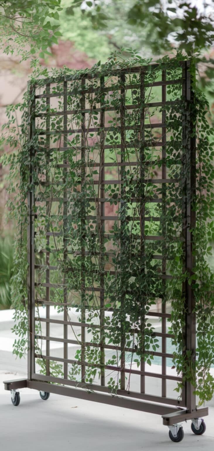 10+ Stylish Moveable Privacy Screen Outdoor Ideas - The Mega Mom