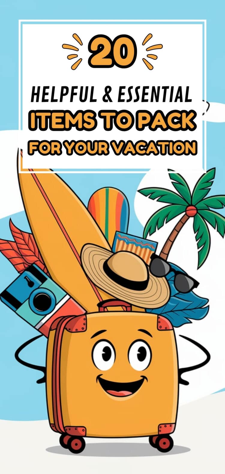 20 Helpful & Essential Items to Pack for Your Vacation - The Mega Mom
