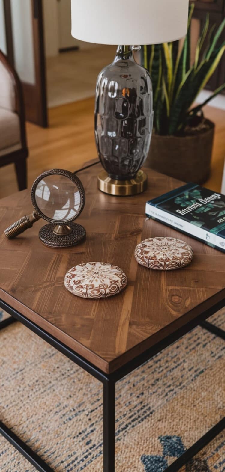12+ Beautiful Square Coffee Table Decor Ideas - The Mega Mom