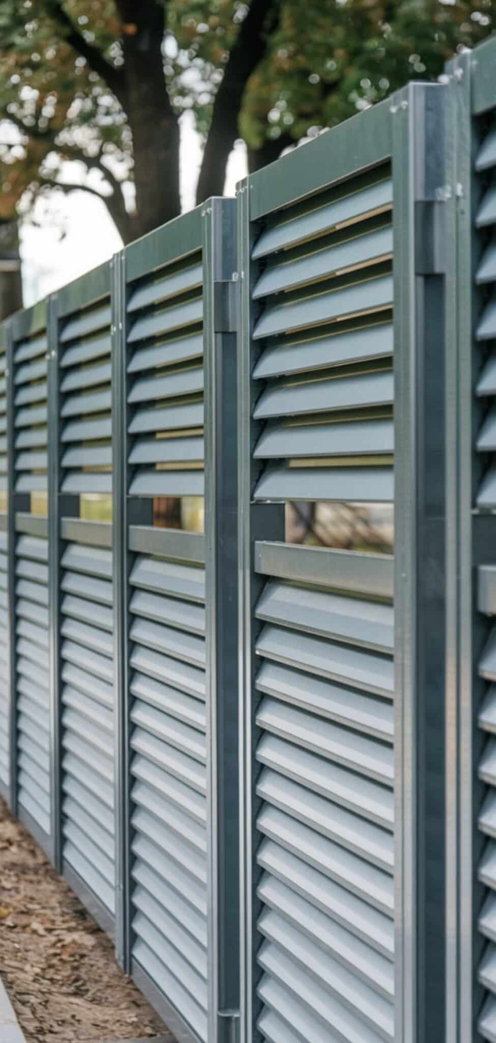 16 Useful Privacy Metal Fence Ideas - The Mega Mom