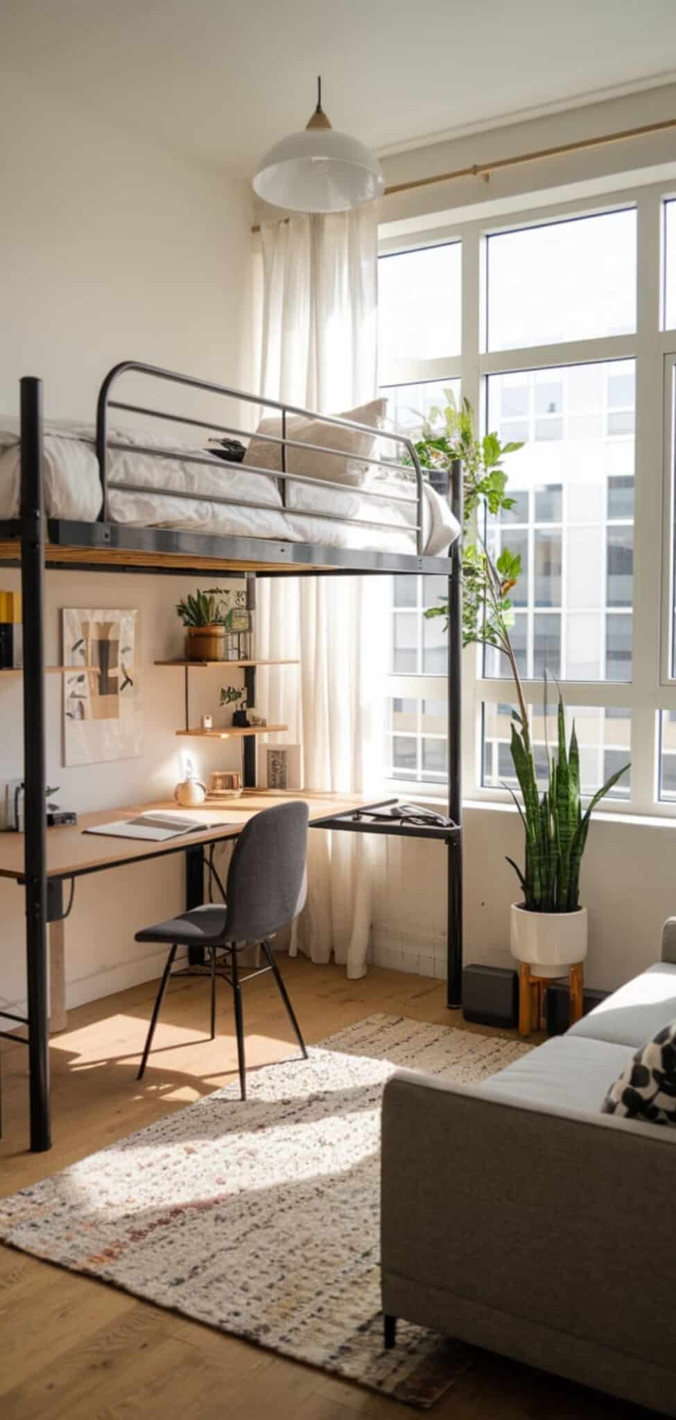 16 Smart One Room Apartment Layout Ideas - The Mega Mom