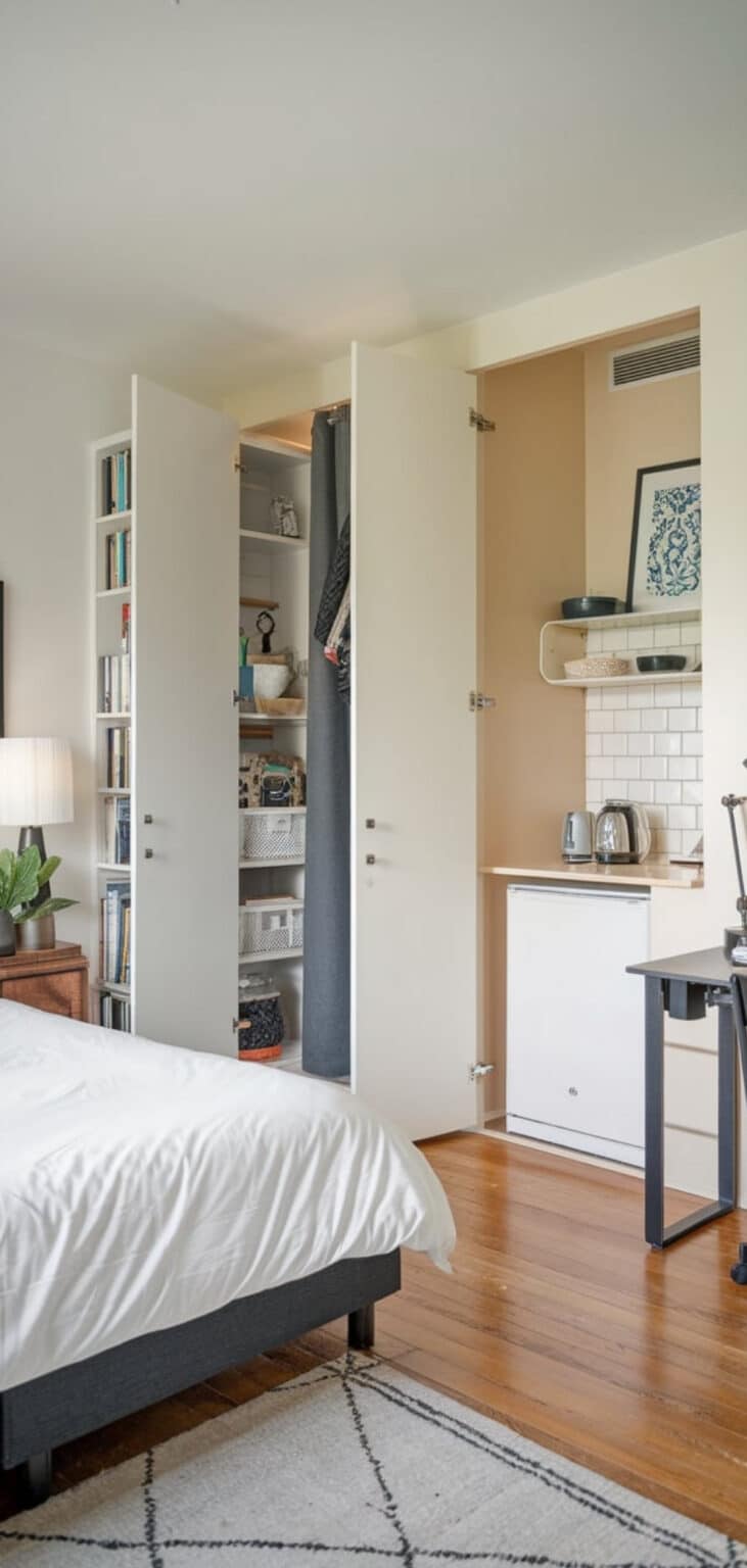 16 Smart One Room Apartment Layout Ideas - The Mega Mom