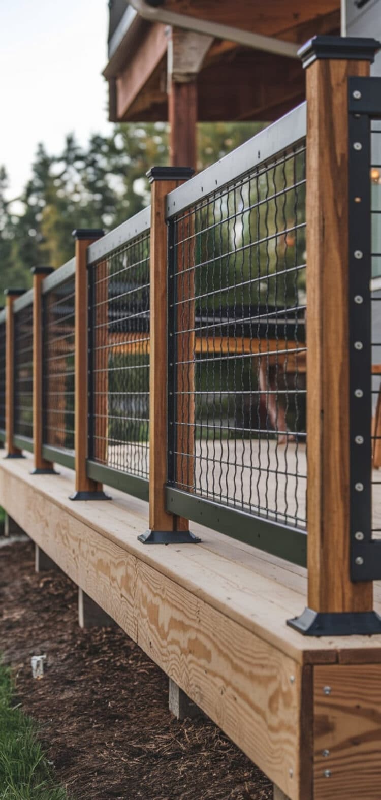 17 Beautiful Fence Deck Railing Ideas - The Mega Mom