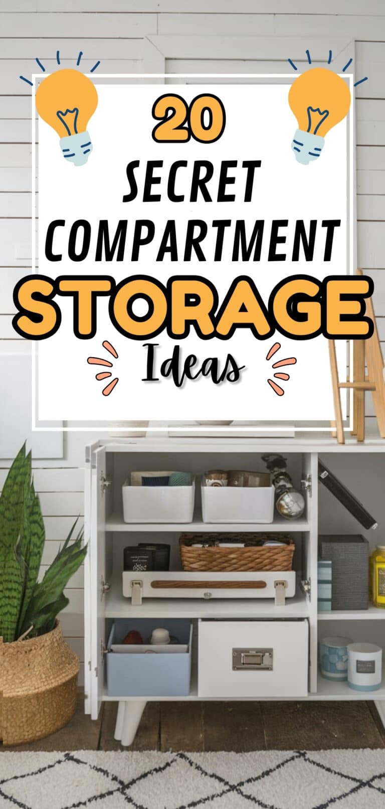 20 Secret Compartment Storage Ideas - The Mega Mom