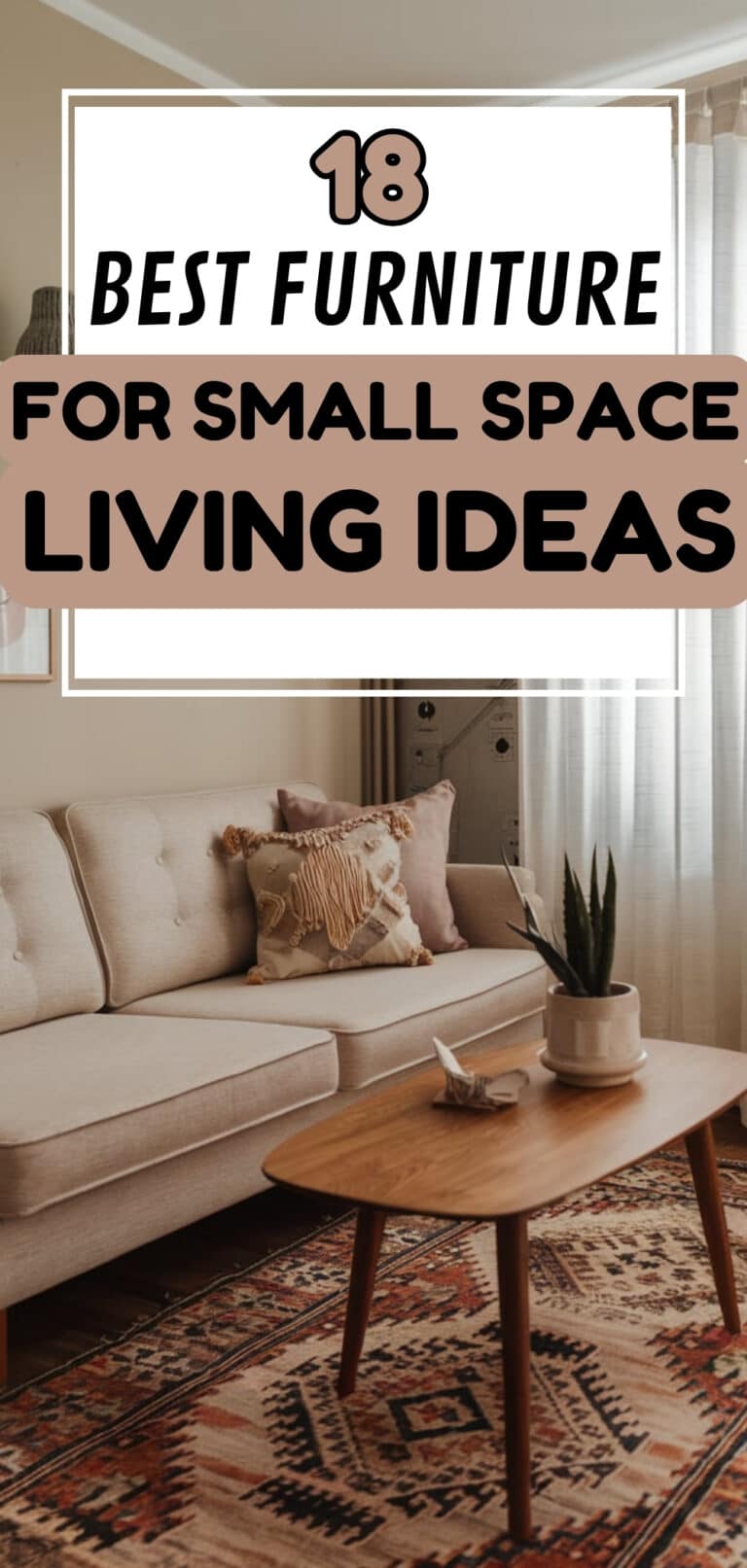 18 Best Furniture for Small Space Living Ideas - The Mega Mom