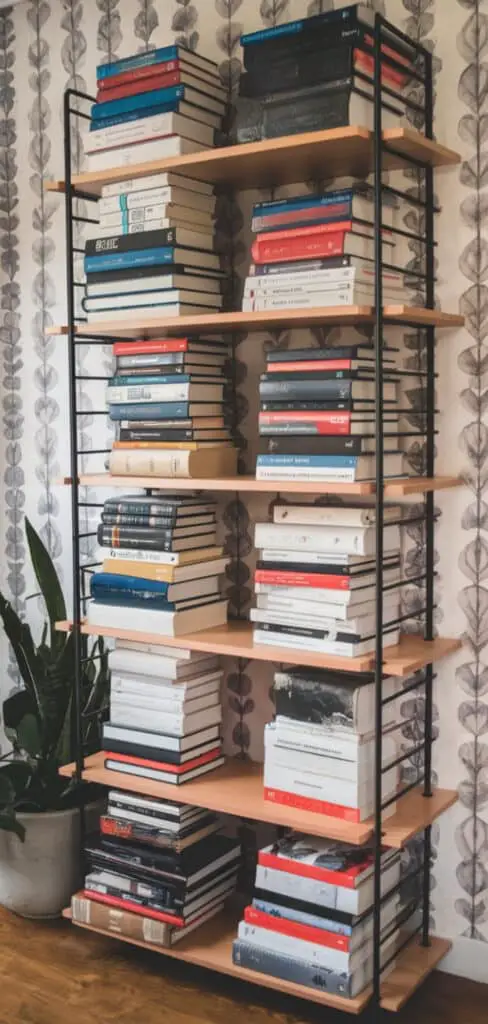 15 Brilliant Bookshelf Styling with Lots of Books - The Mega Mom