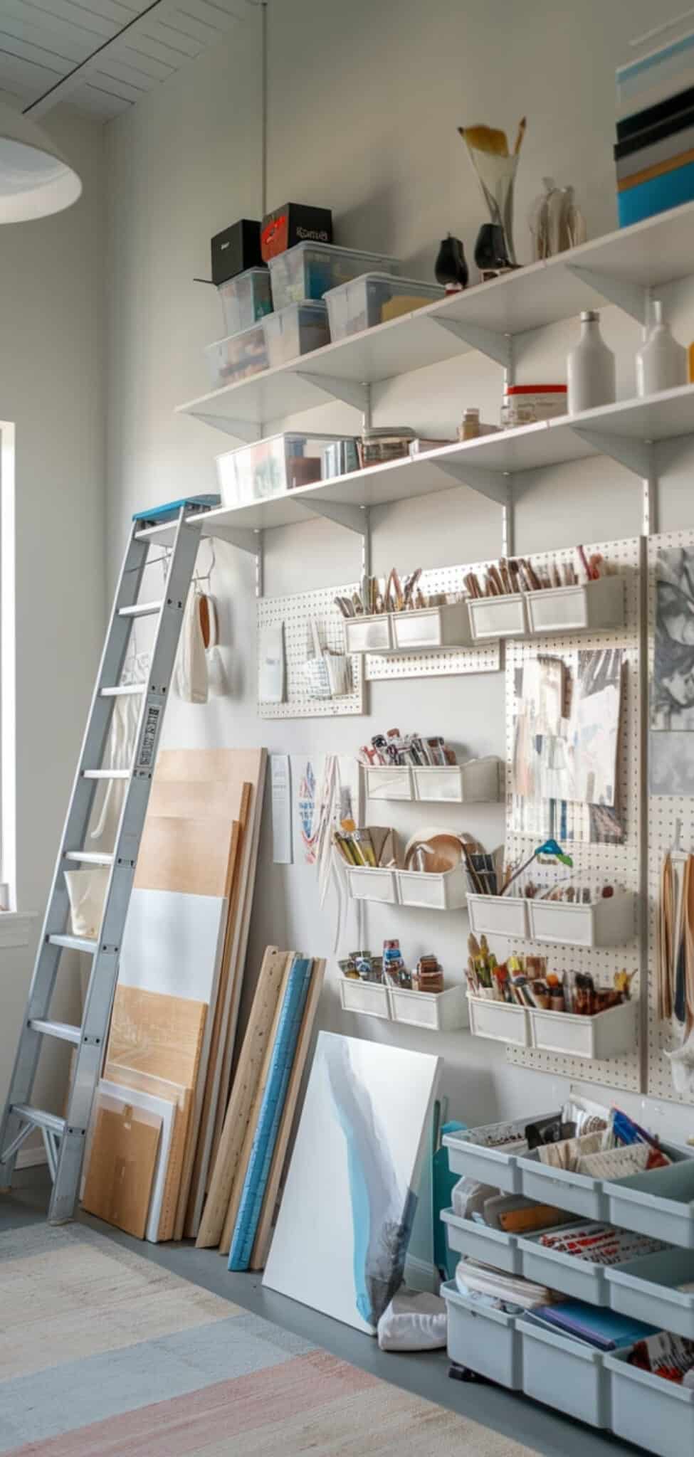 17 Creative Art Studio Hobby Room Ideas - The Mega Mom