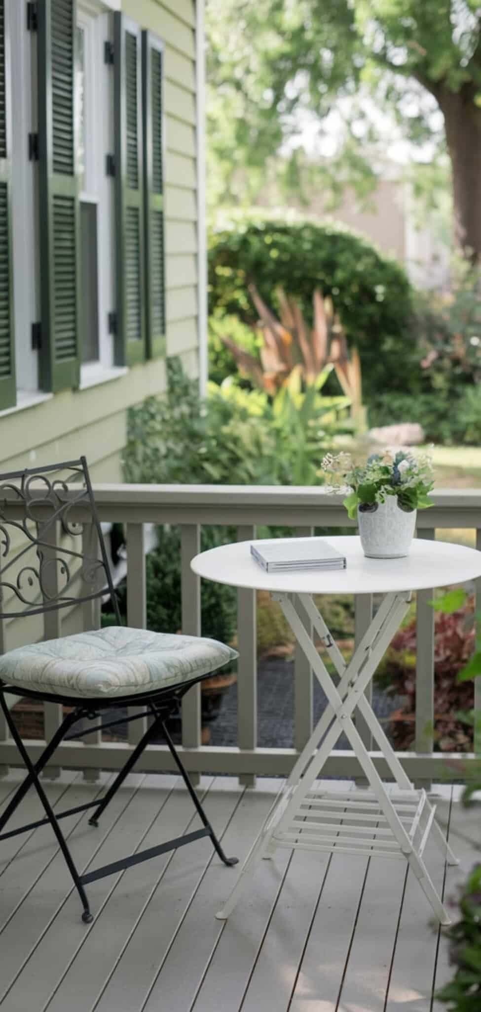 16 Beautiful Small Front Porch Decor Ideas - The Mega Mom
