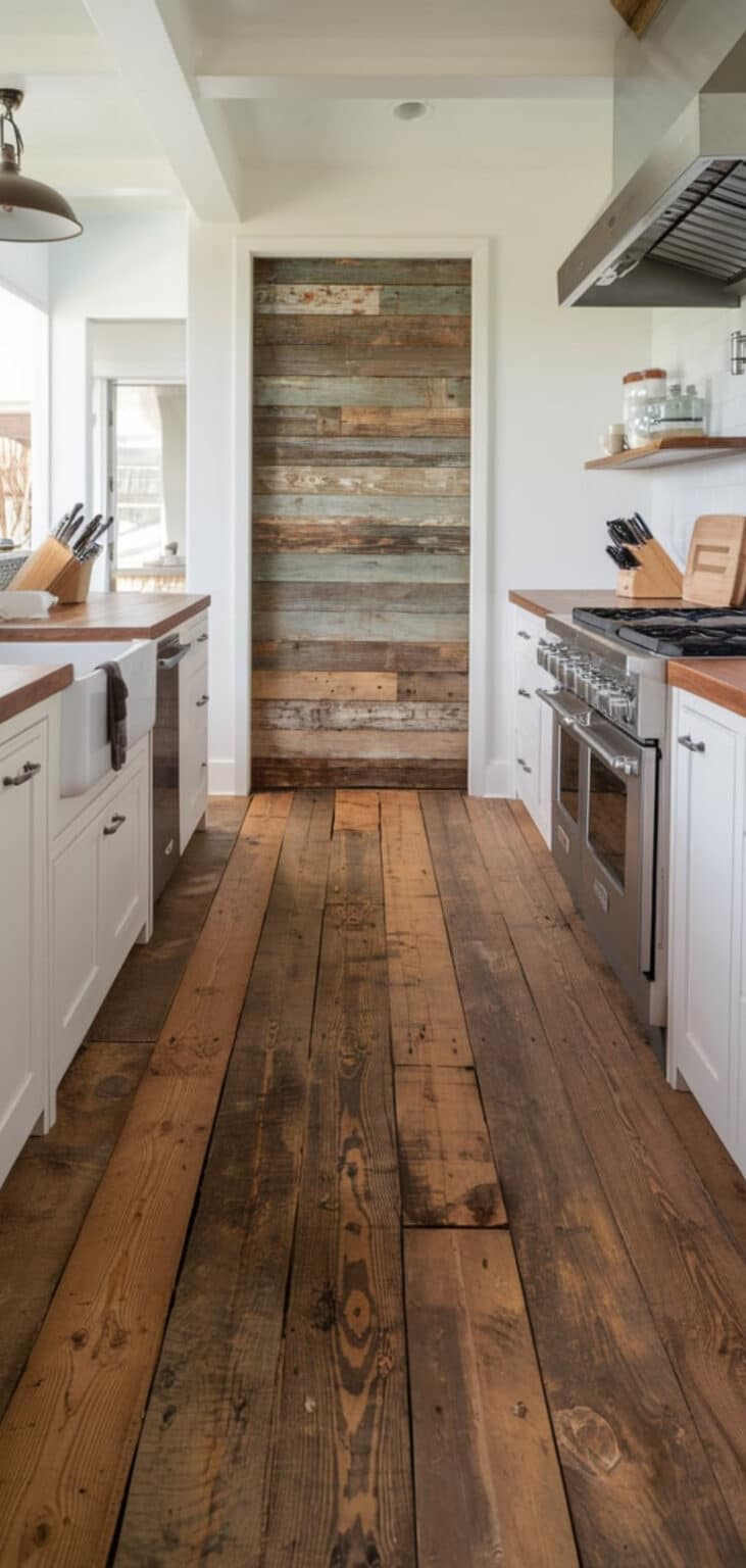 17 Modern Wood Kitchen Flooring Ideas - The Mega Mom