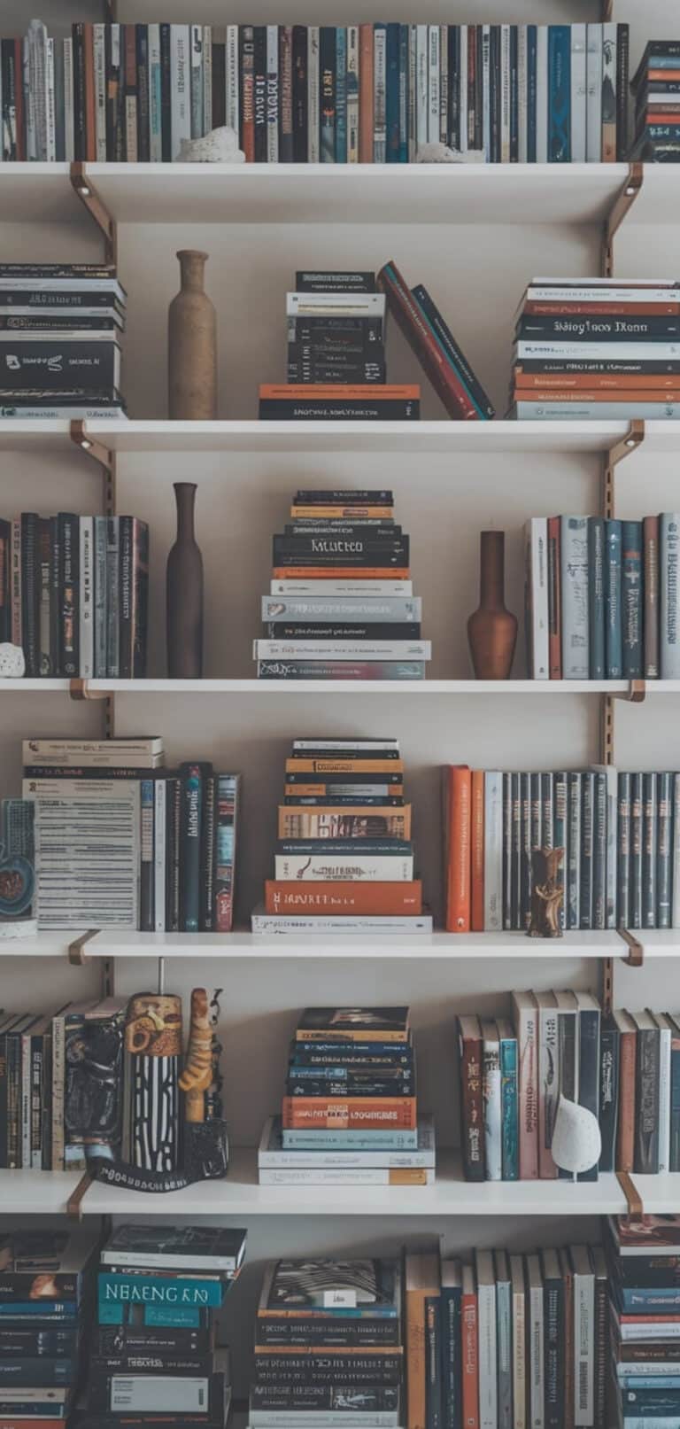 15 Brilliant Bookshelf Styling with Lots of Books - The Mega Mom