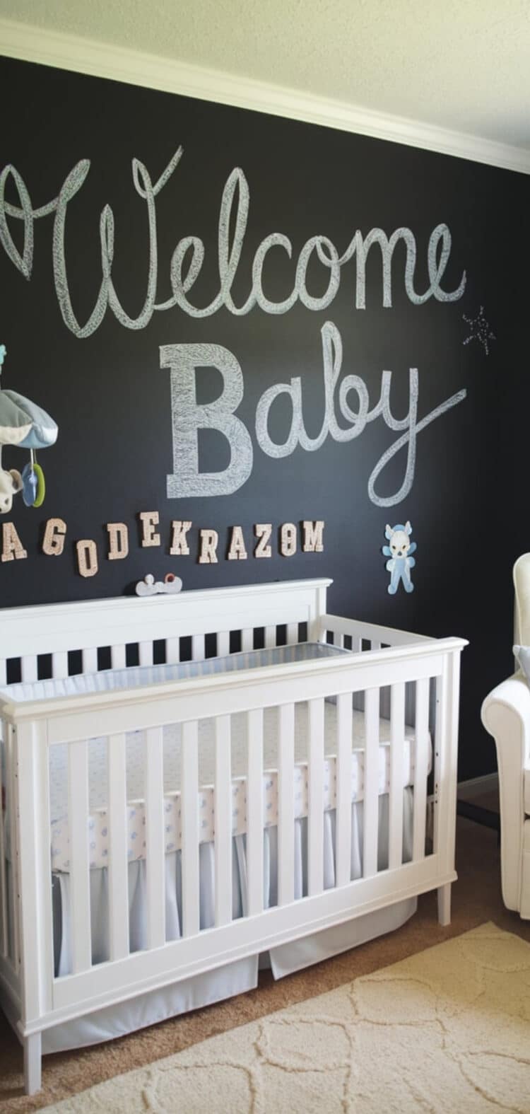 17 Trendy Accent Wall Baby Boy Nursery Ideas - The Mega Mom