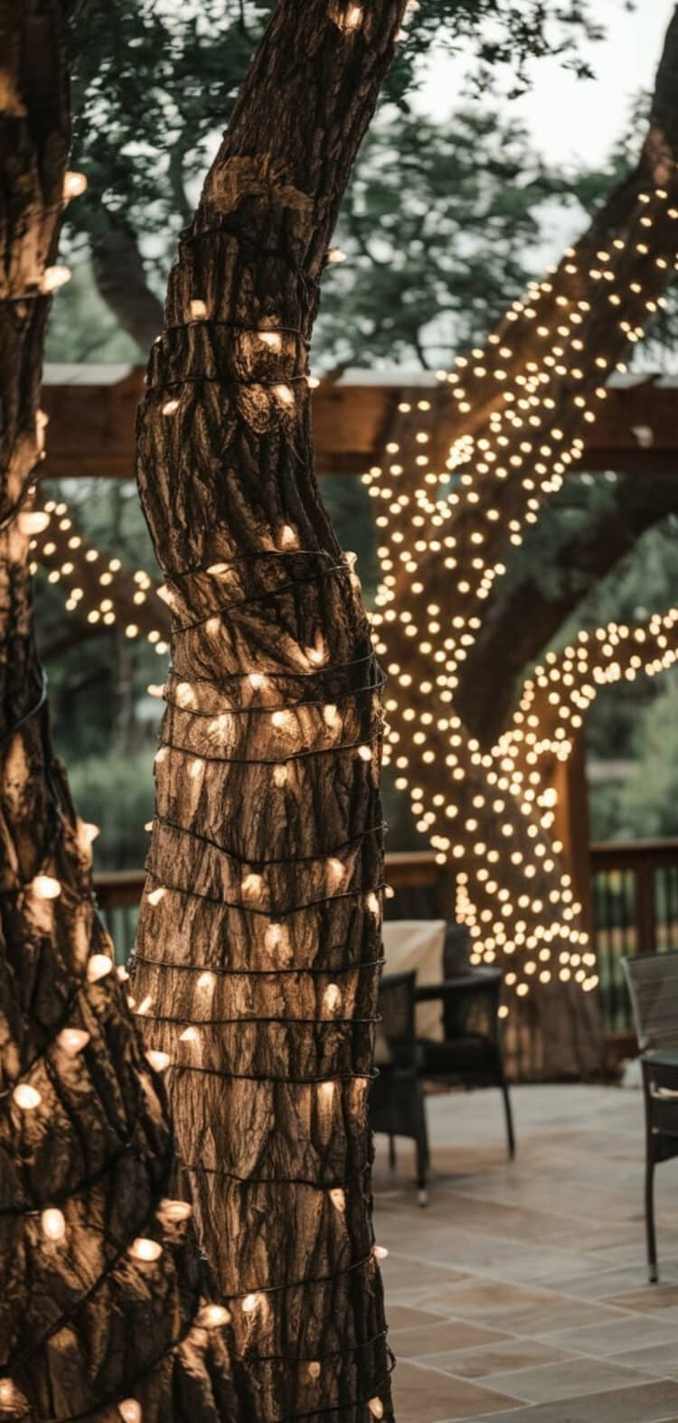 17 Stunning Patio Outdoor Lighting Ideas Using String Lights - The Mega Mom
