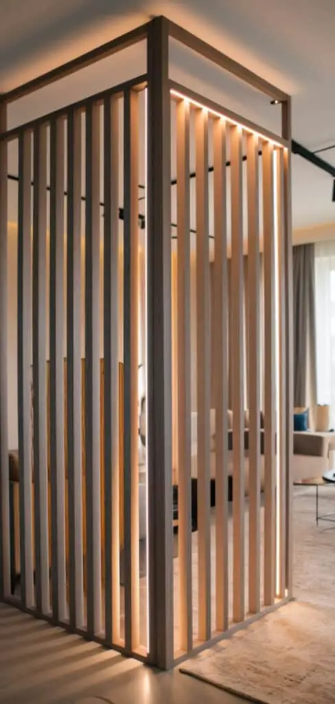 18 Innovative Wood Slats Room Divider Ideas - The Mega Mom