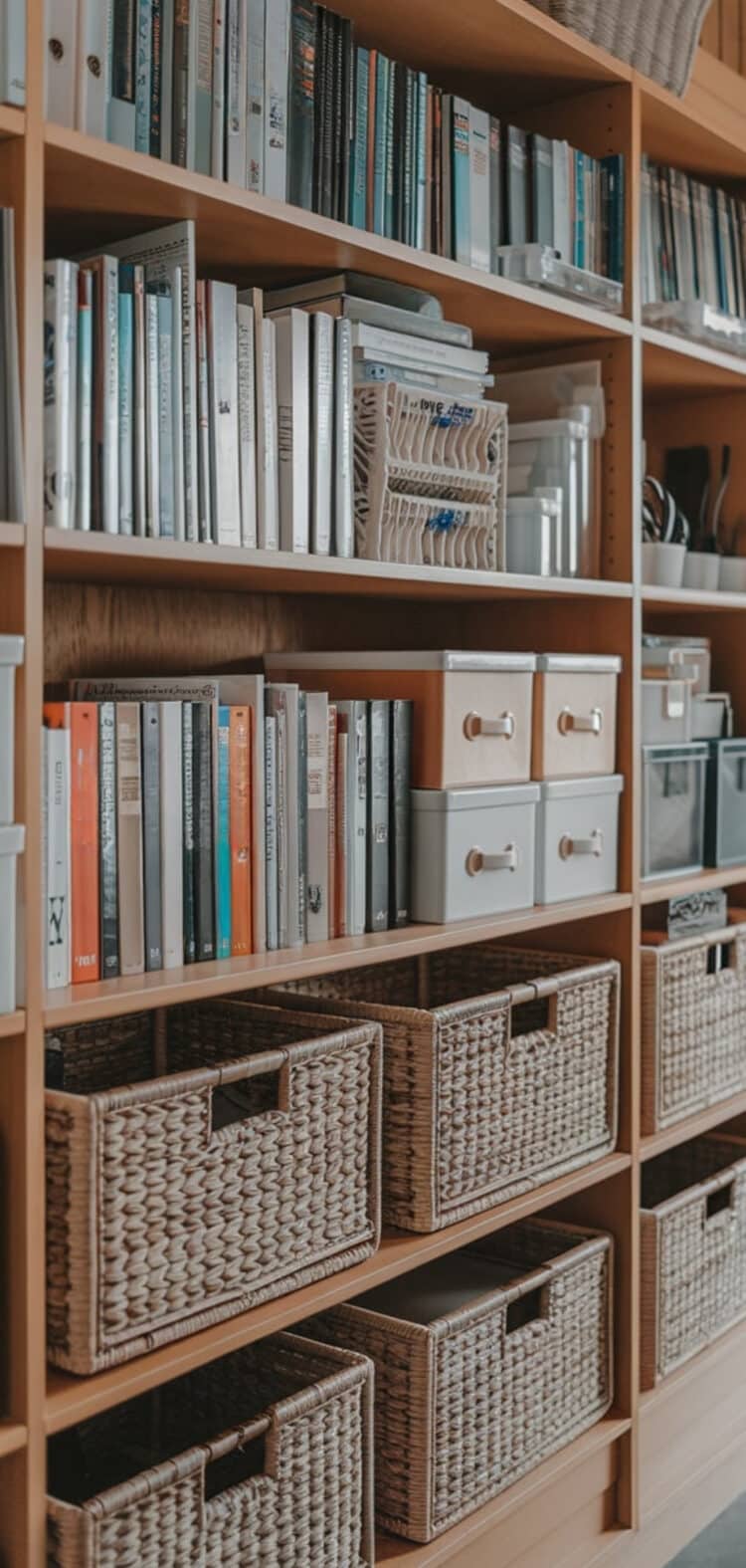 15 Brilliant Bookshelf Styling with Lots of Books - The Mega Mom