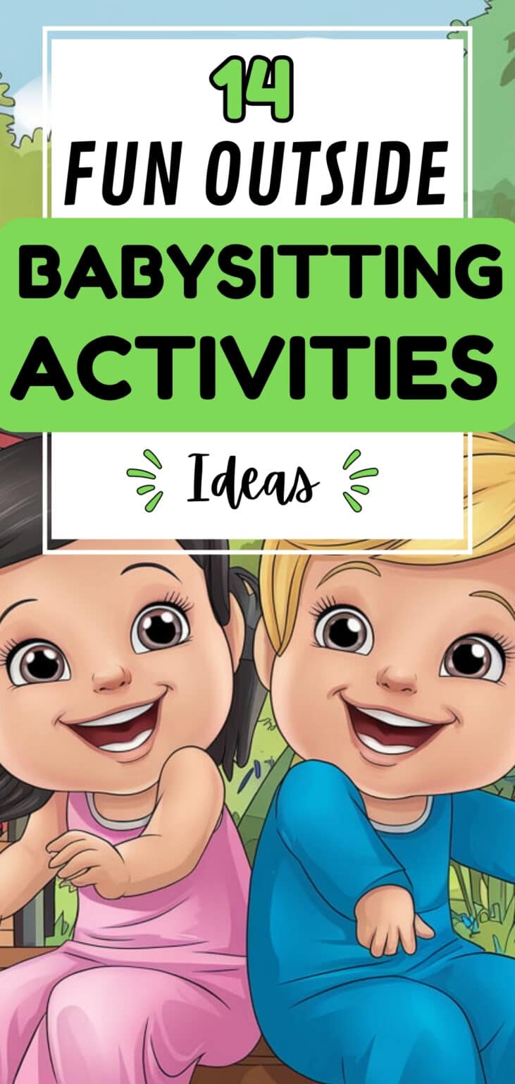 13 Fun Outside Babysitting Activities - The Mega Mom