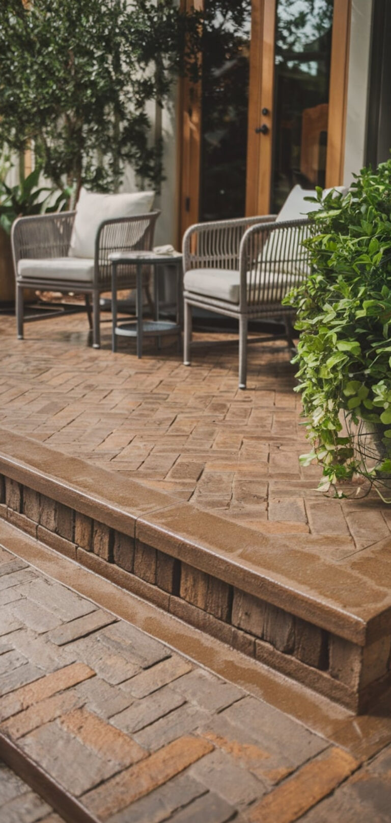 17 Creative Raised Stamped Concrete Patio Ideas - The Mega Mom