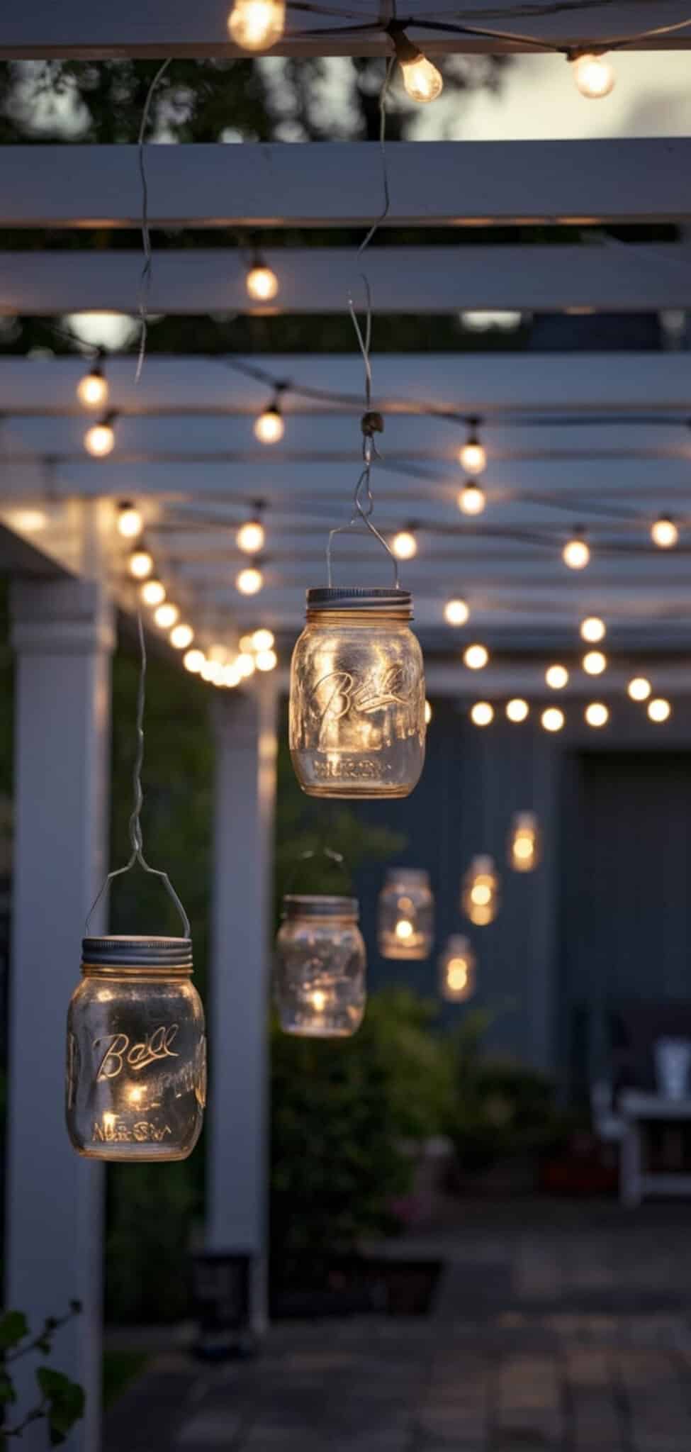 17 Stunning Patio Outdoor Lighting Ideas Using String Lights - The Mega Mom