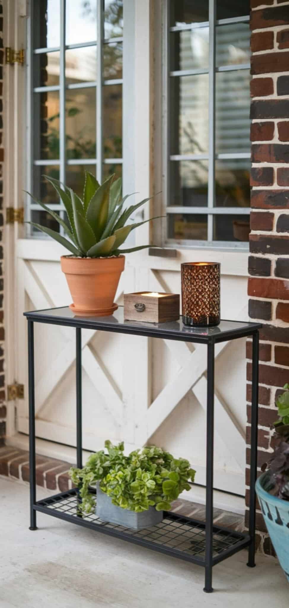 16 Beautiful Small Front Porch Decor Ideas - The Mega Mom