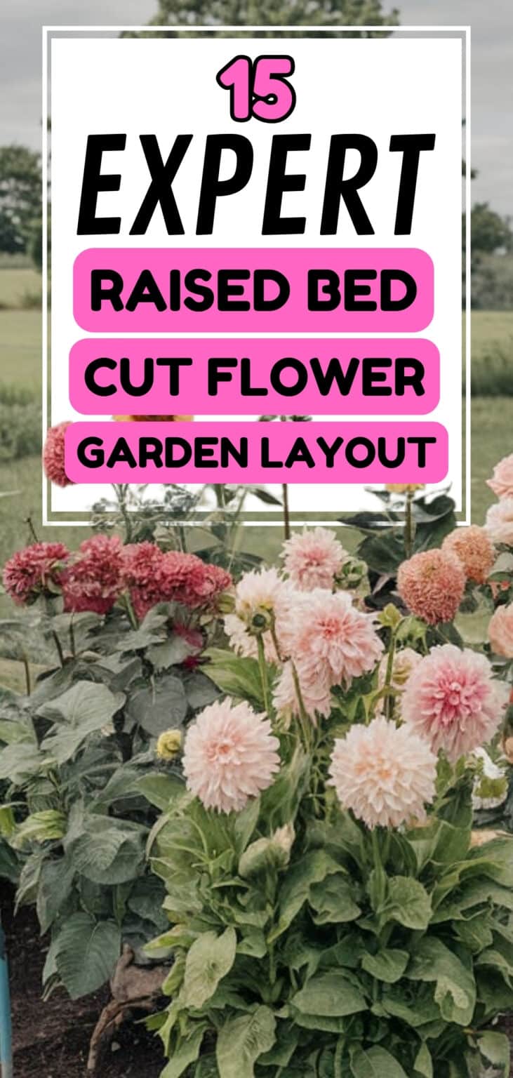 15 Expert Raised Bed Cut Flower Garden Layout Ideas - The Mega Mom
