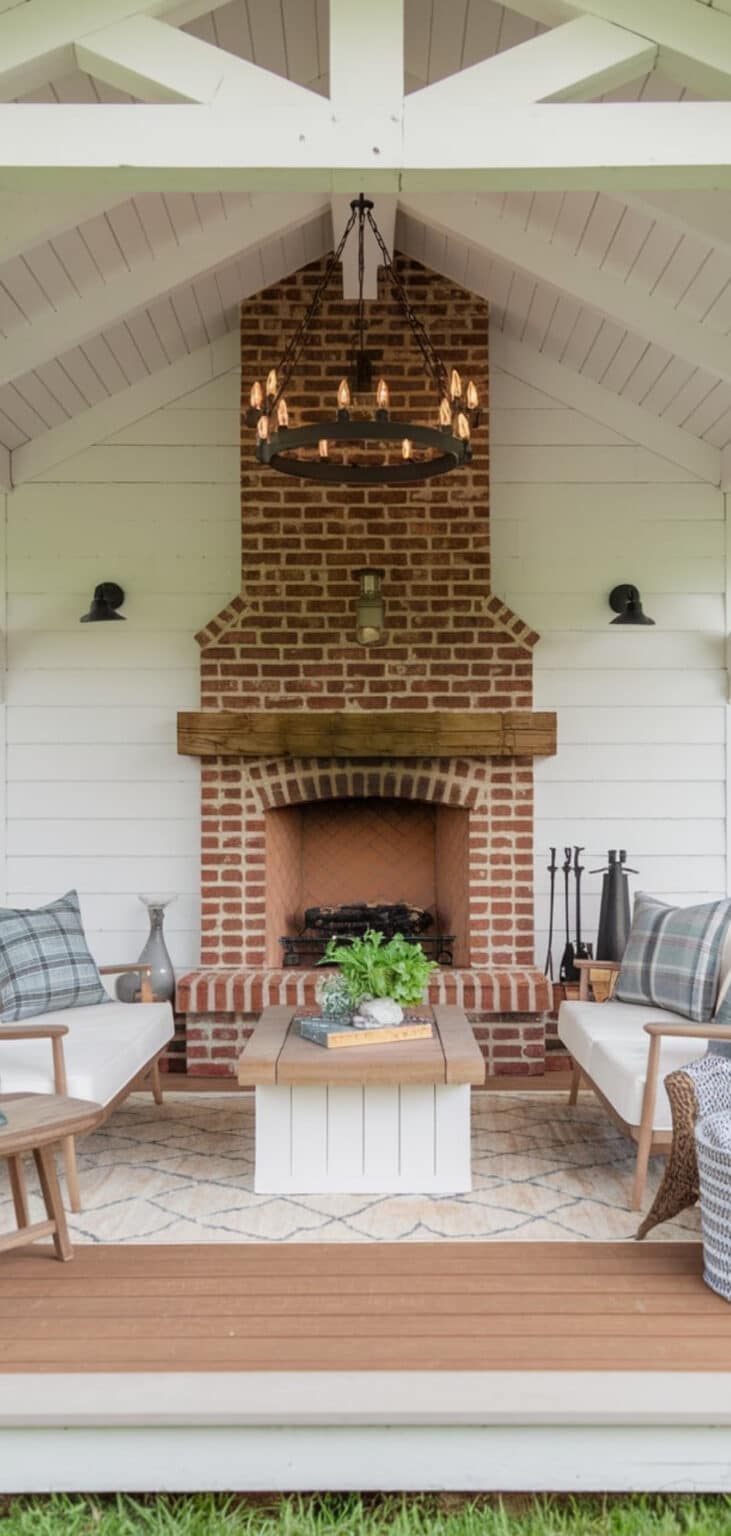 18 Stunning Outdoor Pavilion with Fireplace Ideas - The Mega Mom