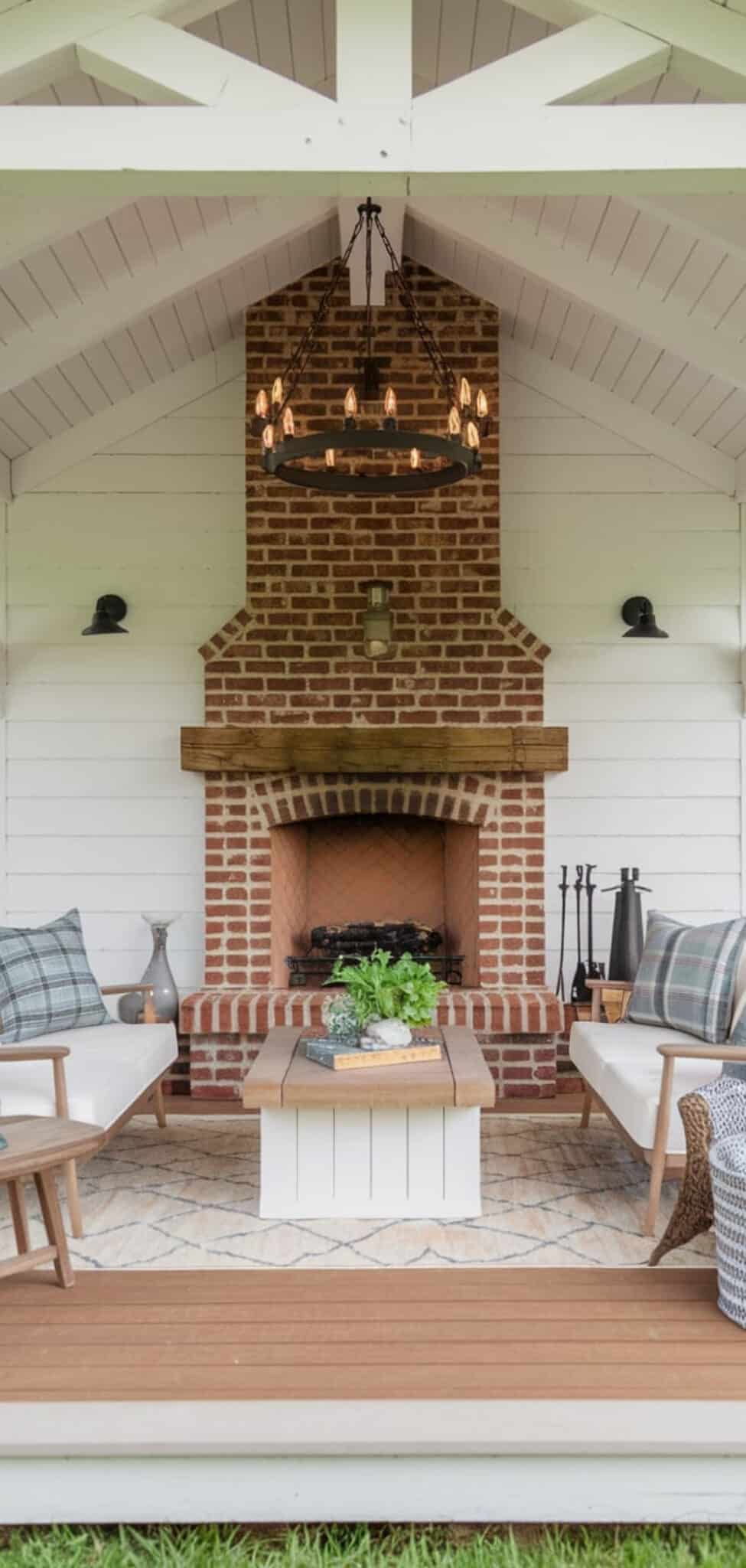 18 Stunning Outdoor Pavilion with Fireplace Ideas - The Mega Mom