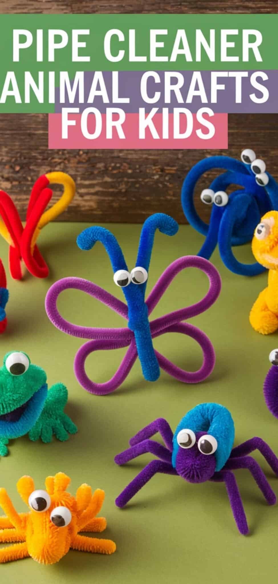 16 Creative Pipe Cleaner Crafts for Kids - The Mega Mom