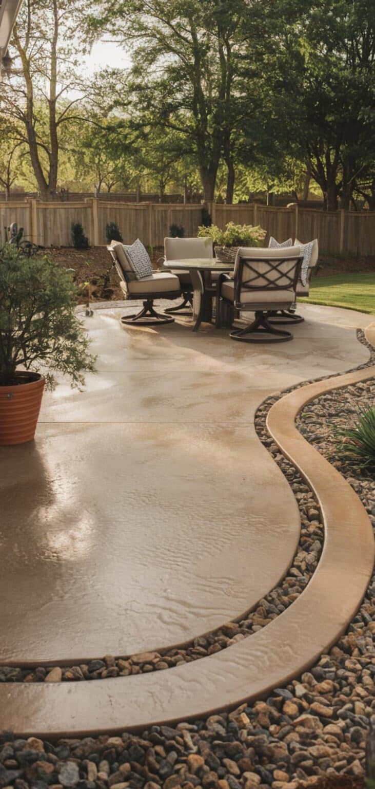 16 Clean and Simple Backyard Patio Design Layouts - The Mega Mom