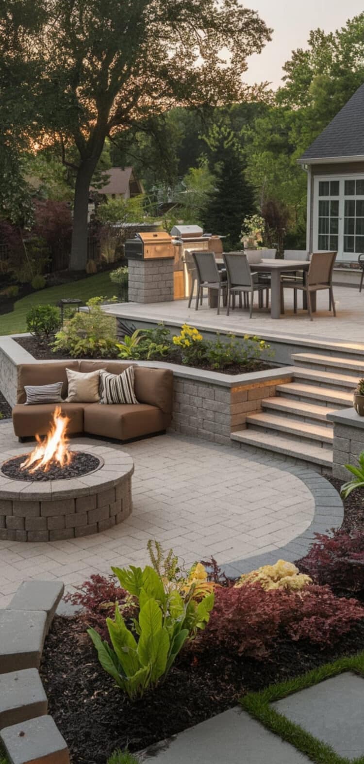 16 Clean and Simple Backyard Patio Design Layouts - The Mega Mom