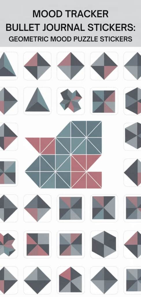 15 Creative Mood Tracker Bullet Journal Stickers - The Mega Mom