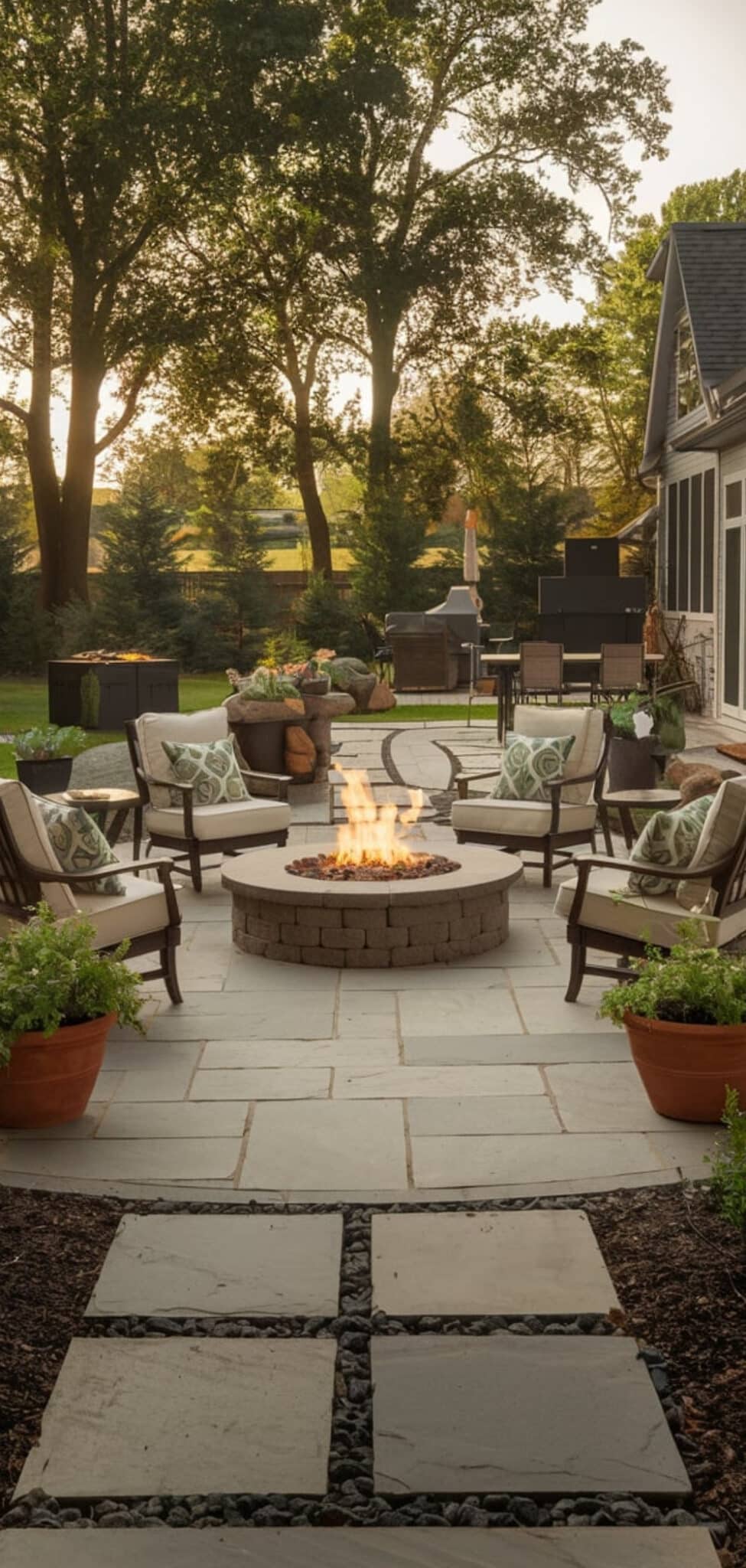 16 Clean and Simple Backyard Patio Design Layouts - The Mega Mom