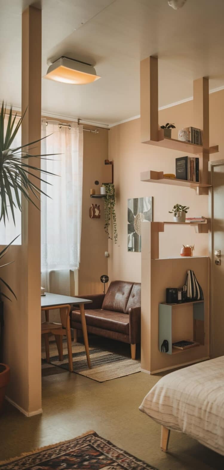 16 Smart One Room Apartment Layout Ideas - The Mega Mom