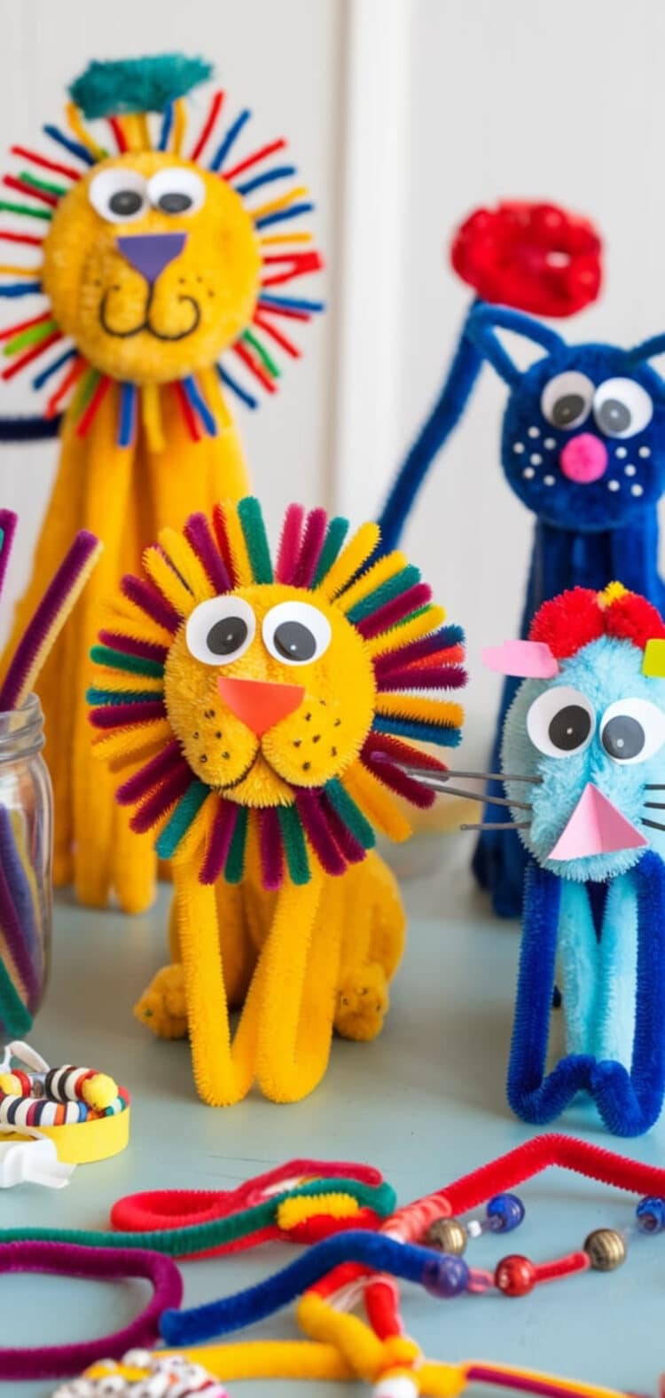 16 Creative Pipe Cleaner Crafts for Kids - The Mega Mom