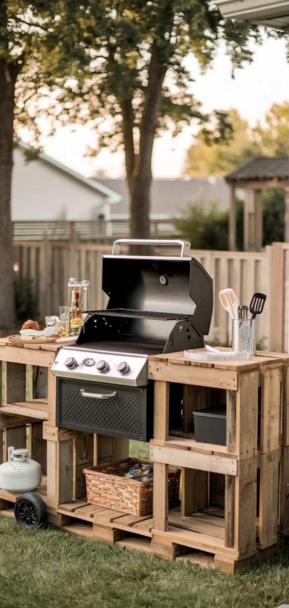16 Creative Backyard BBQ Outdoor Grill Station Ideas - The Mega Mom